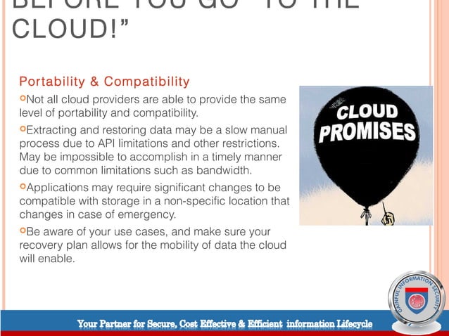 Cloud computing & service level agreements | PPT