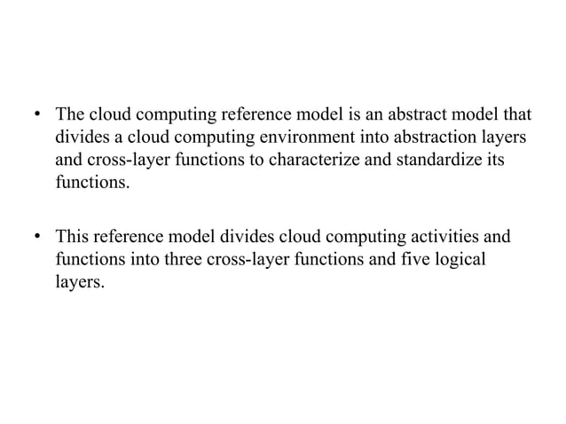 CLOUD COMPUTING SERVICES - Cloud Reference Modal | PPTX | Cloud Computing | Internet