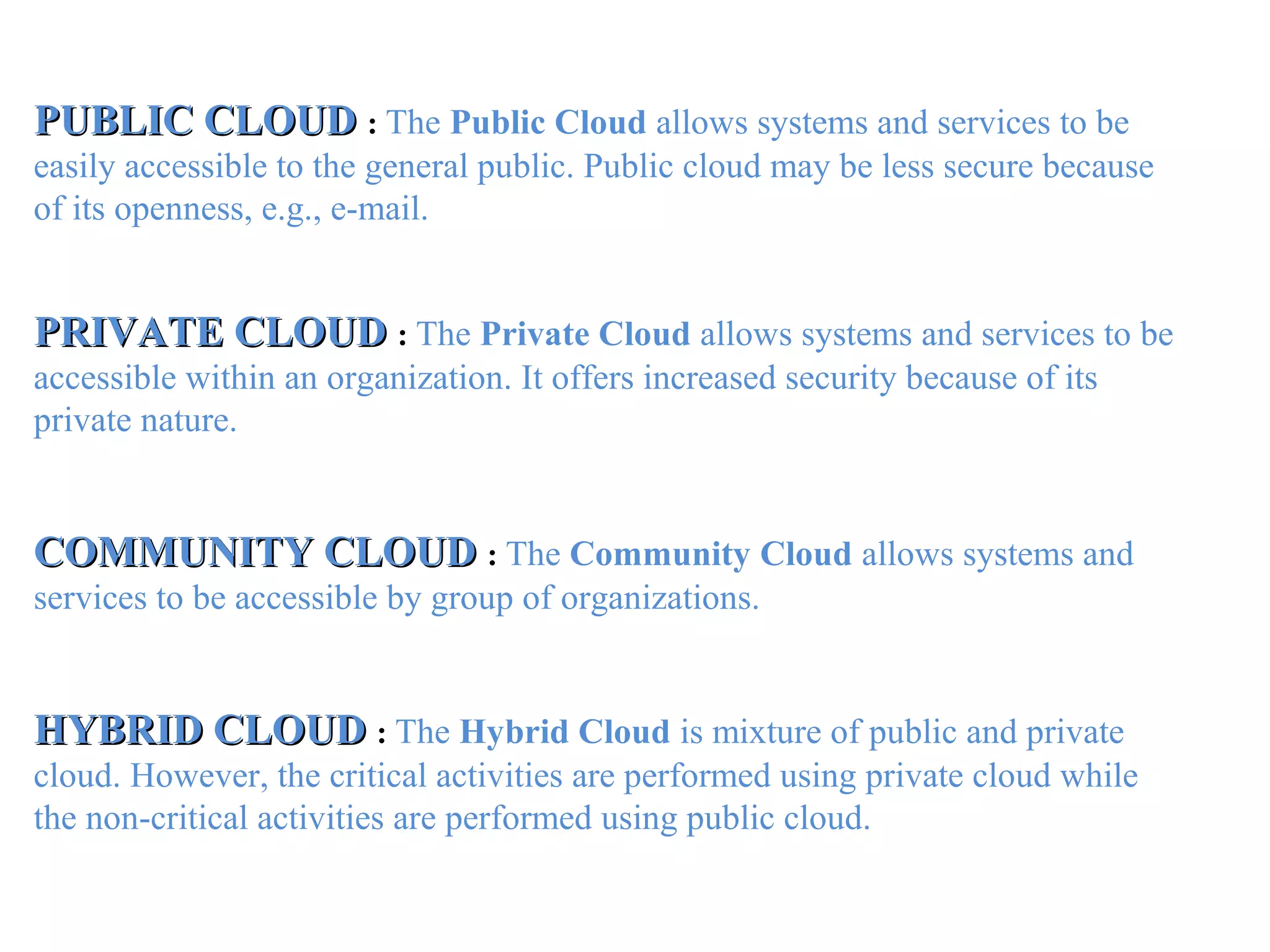Cloud computing simple ppt | PPT