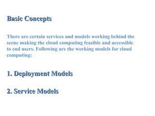 Cloud computing simple ppt | PPT