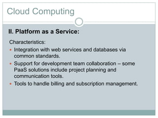 Cloud computing stack | PPTX