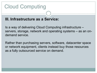 Cloud computing stack | PPTX