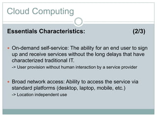Cloud computing stack | PPTX
