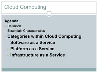 Cloud computing stack | PPTX