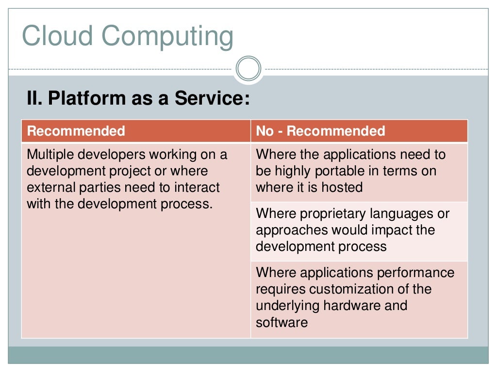 Cloud computing stack