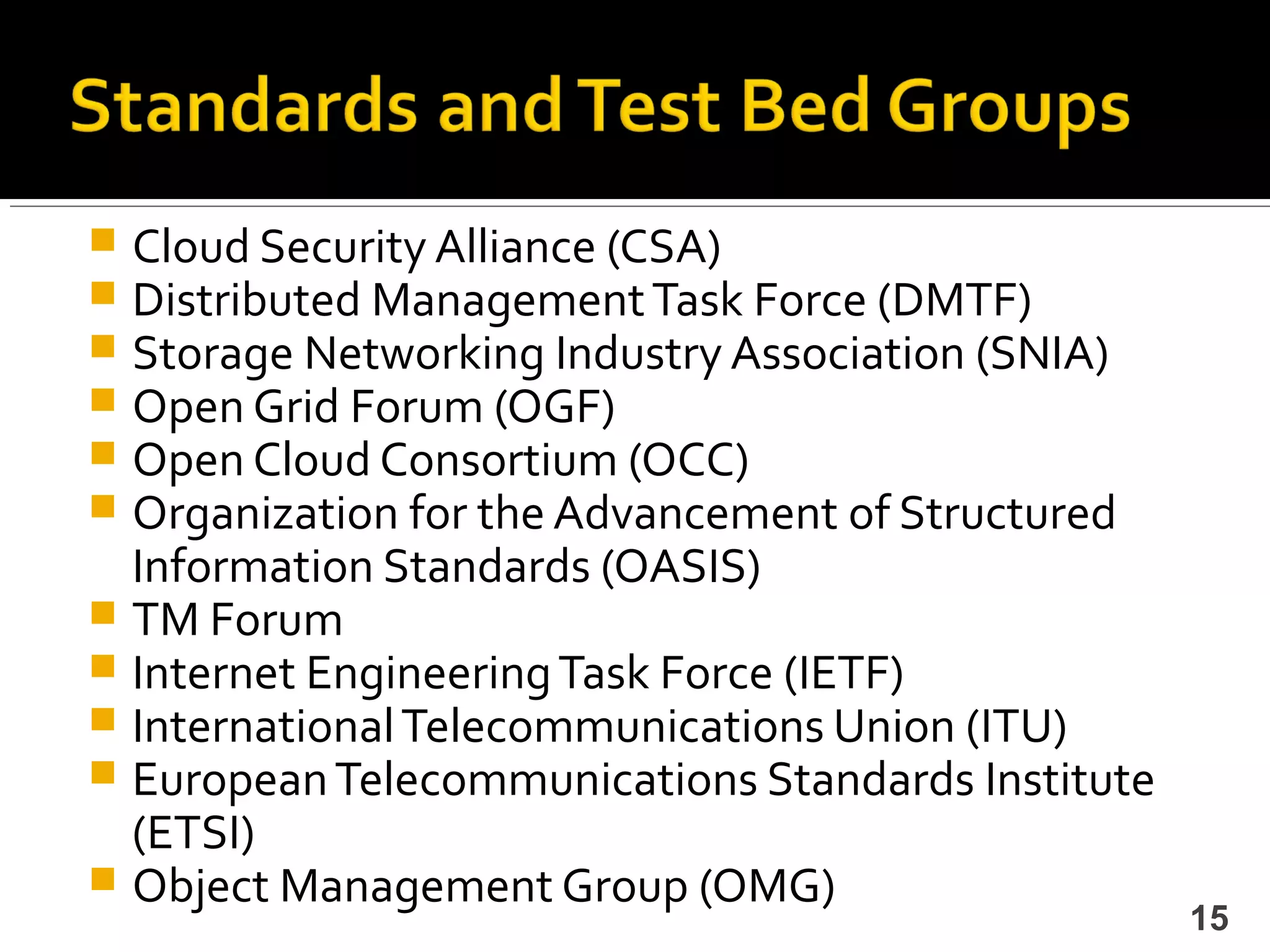 Cloud computing standards and protocols r.nabati | PPT