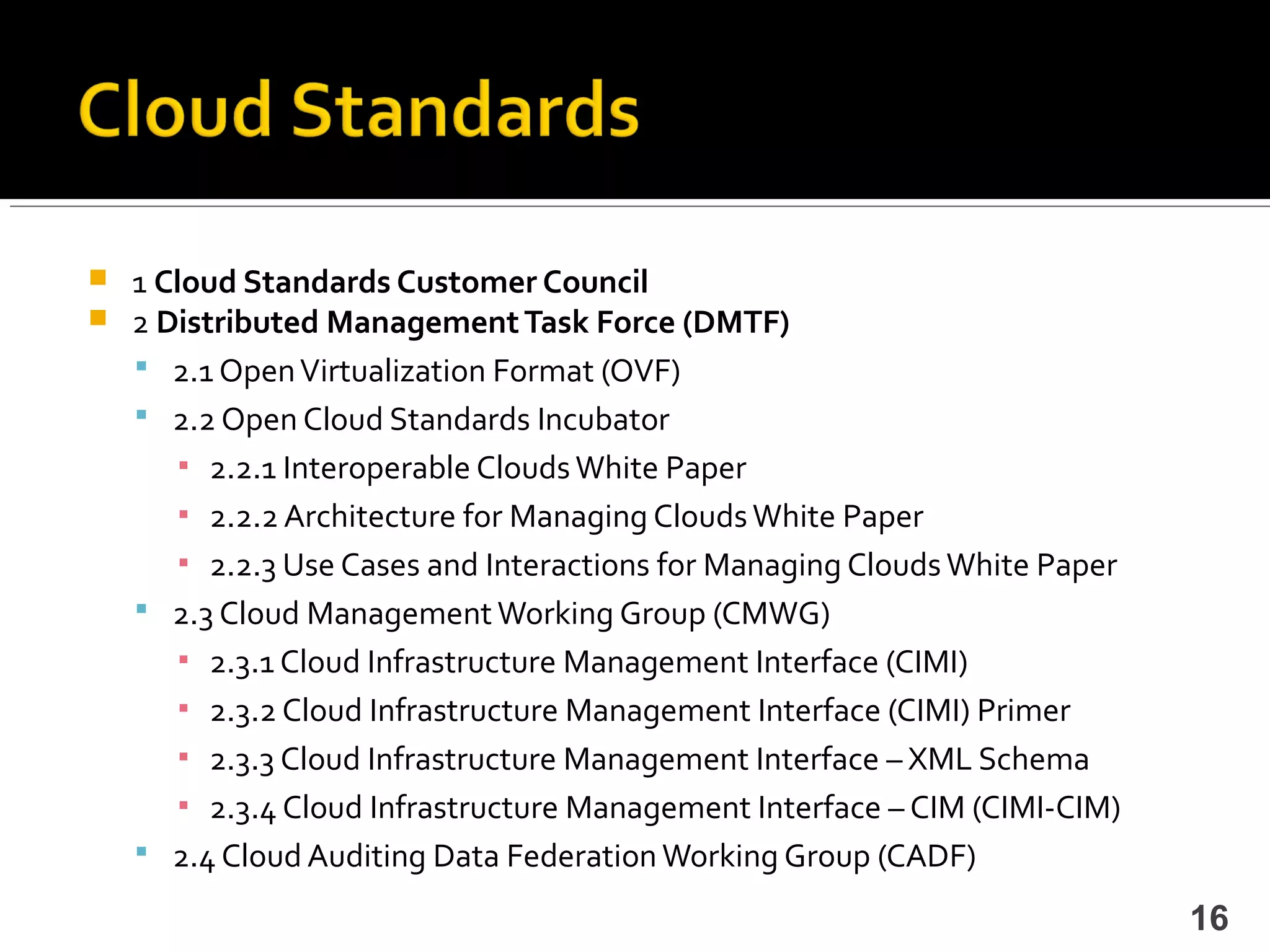 Cloud computing standards and protocols r.nabati | PPT