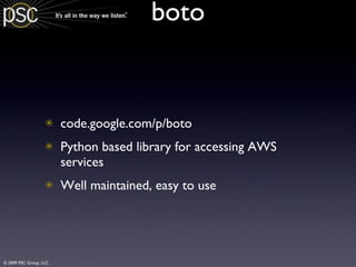 Day of Cloud: Amazon EC2 | PPT | Databases | Computer Software and Applications