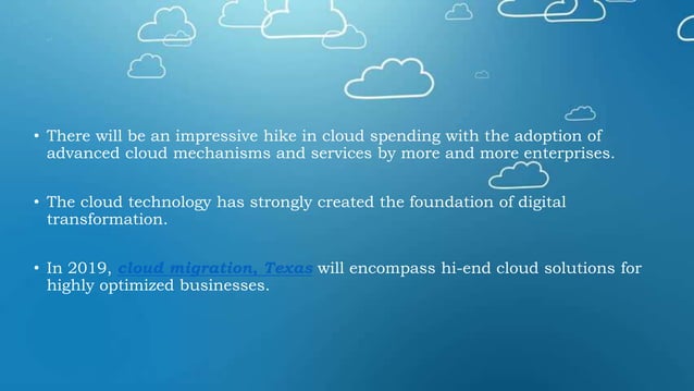 Cloud Computing Trends 2019 | PPTX | Cloud Computing | Internet