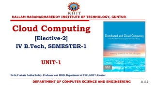 CLOUD COMPUTING UNIT-1 | PPTX