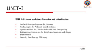 CLOUD COMPUTING UNIT-1 | PPTX