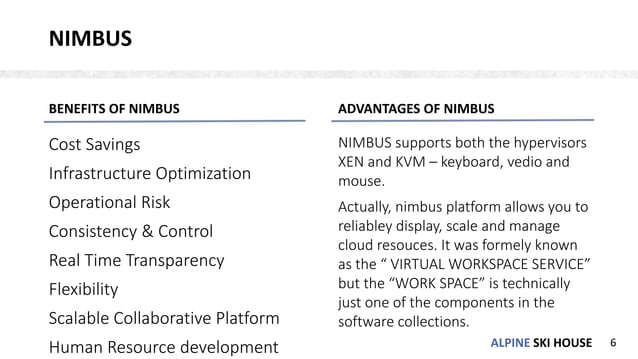 CLOUD COMPUTING unit-5 NIMBUS.pptx | Cloud Computing | Internet