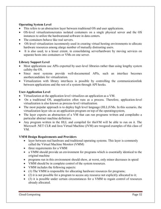 CloudComputing_UNIT 2.pdf | Operating Systems | Computer Software and Applications