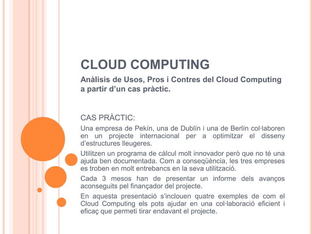 Cloud computing uoc | PPT