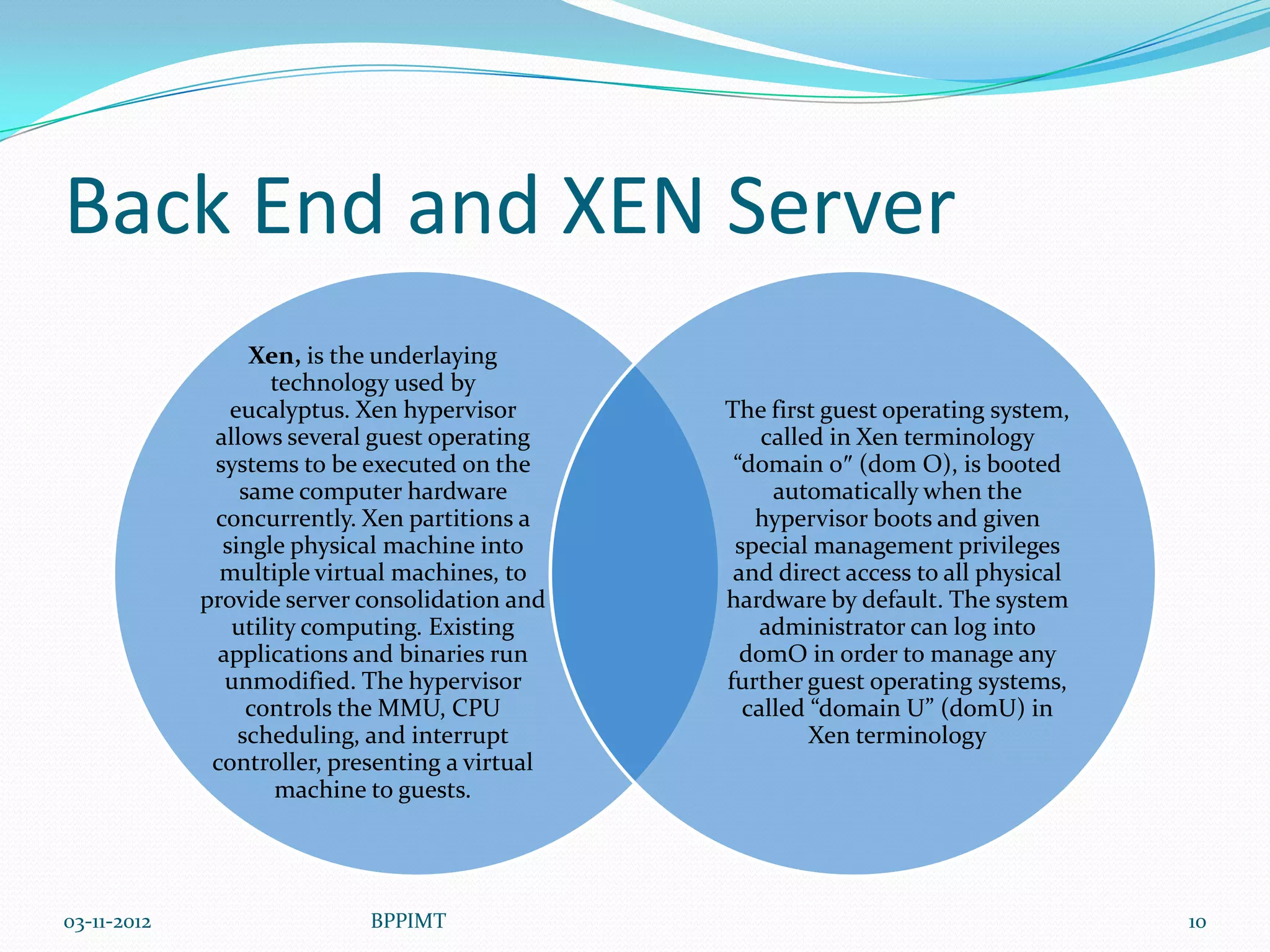 Cloud computing using Eucalyptus | PPTX