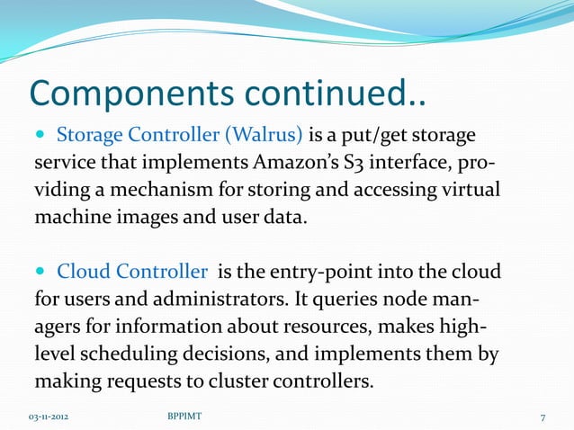 Cloud computing using Eucalyptus | PPTX | Cloud Computing | Internet