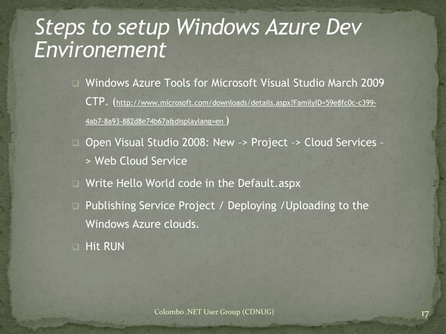 Cloud Computing And Windows Azure Ppt