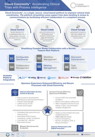 Strategic Benefits of Cloud Concinnity for Sponsors | PDF