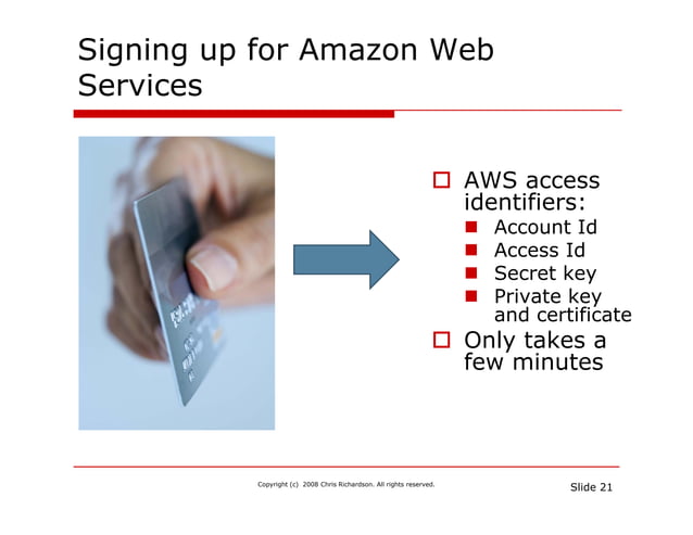Developing and Deploying Java applications on the Amazon Elastic Compute Cloud (CloudCon East 08 ...