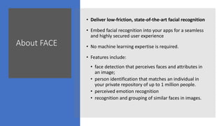 Machine Learning with Azure Cognitive Services - Face Recognition and ...