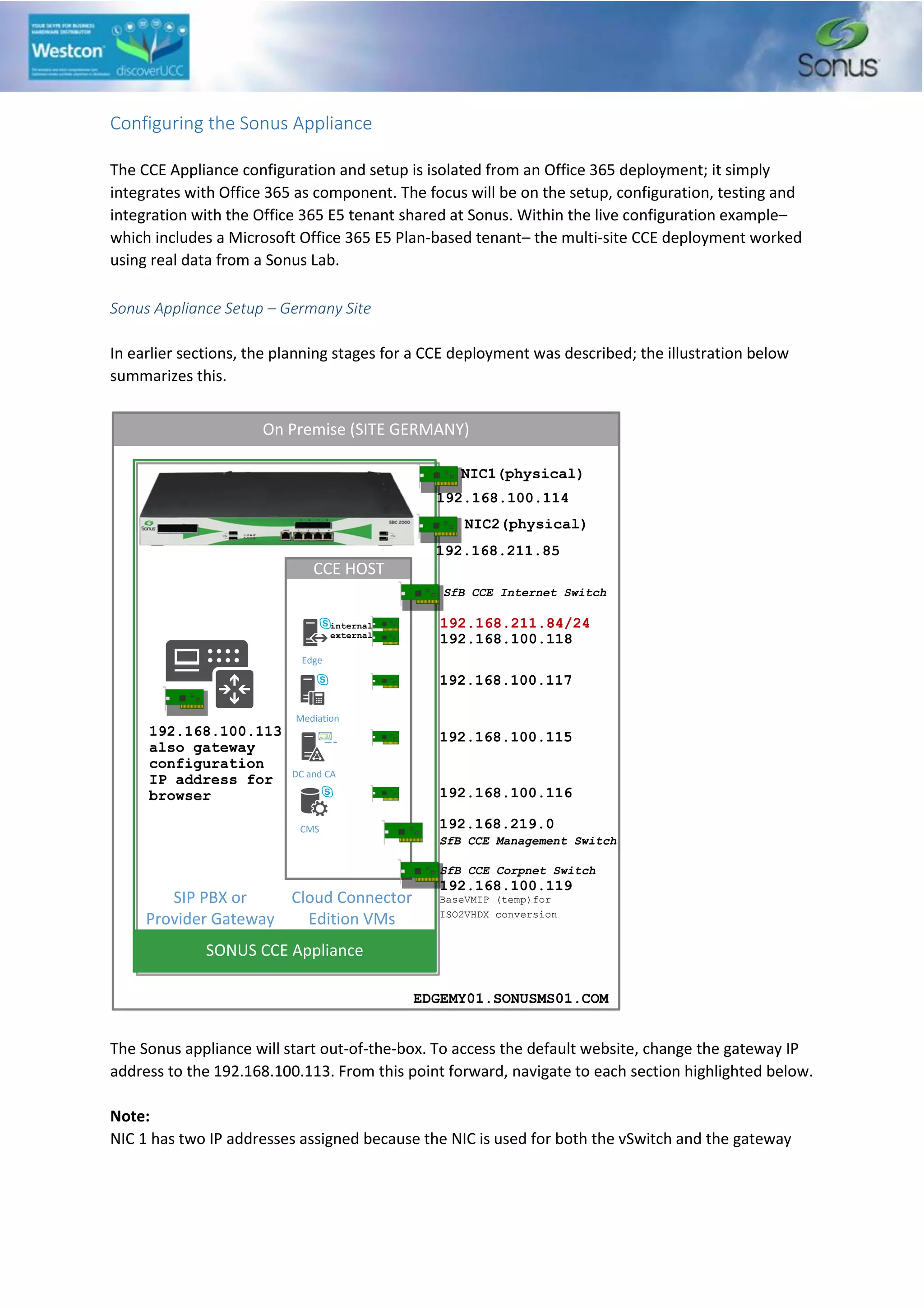 Cloud Connector configuration guide with Sonus cloud link | PDF