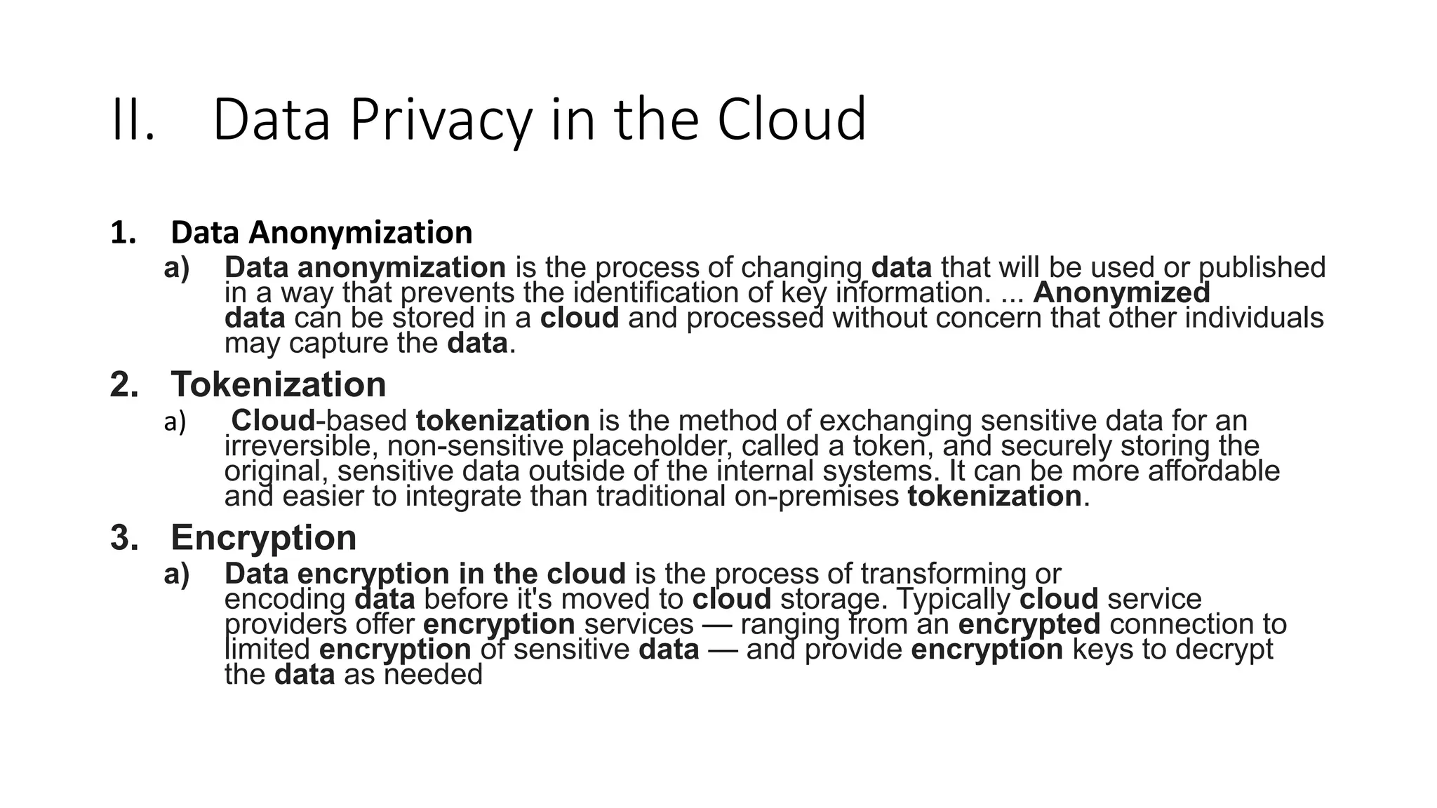 Cloud and Data Privacy | PPTX