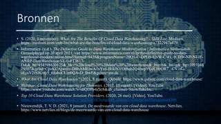 Cloud data warehouse | PPT