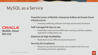 MySQL, An Open Source Ecosystem, Oracle Modern Cloud Day, Oslo ...