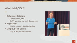 MySQL, An Open Source Ecosystem, Oracle Modern Cloud Day, Oslo ...