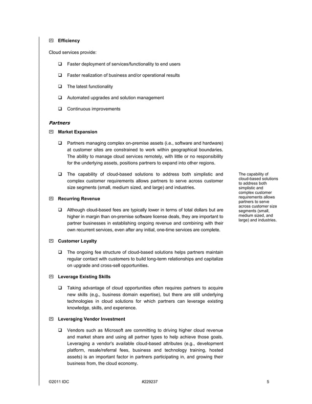 Cloud definitions and market opportunities | PDF