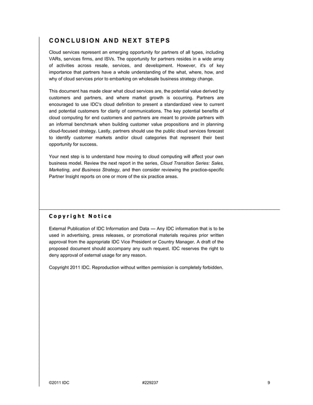 Cloud definitions and market opportunities | PDF