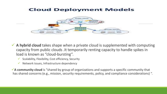 Cloud deployment models | PPTX