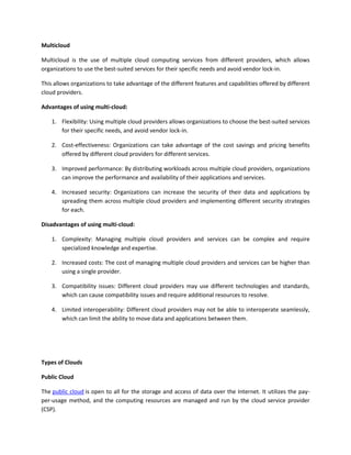 Cloud Deployment Models.pdf | Cloud Computing | Internet