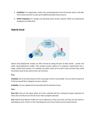 Cloud Deployment Models.pdf | Cloud Computing | Internet