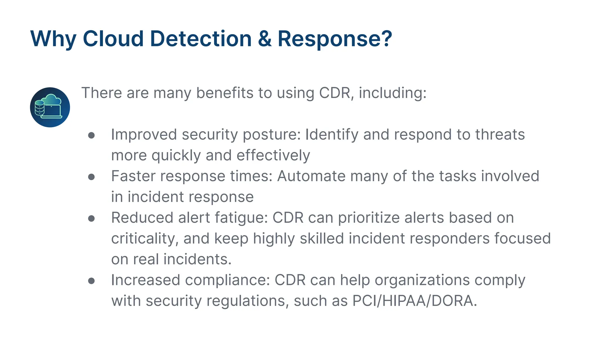 Cloud Detection & Response Tools - Cloud Detection and Response (CDR ... Cloud Detection & Response Tools - Cloud Detection and Response (CDR ...