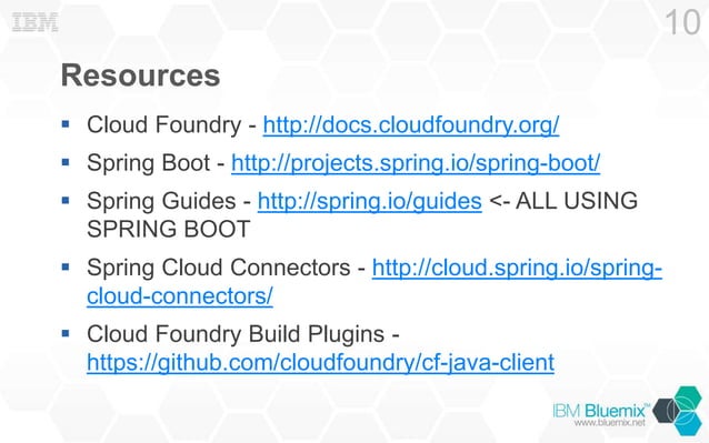 Give Your Java Apps “The Boot” With Spring Boot And Cloud Foundry | PPT