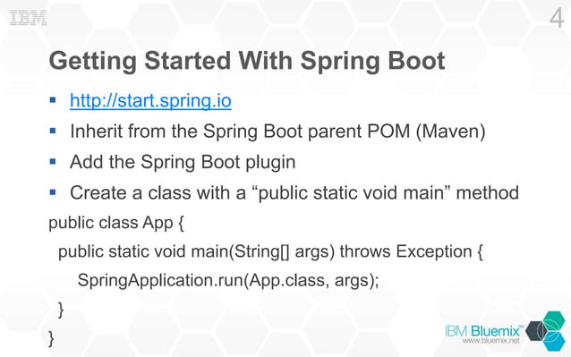 Give Your Java Apps “The Boot” With Spring Boot And Cloud Foundry | PPT