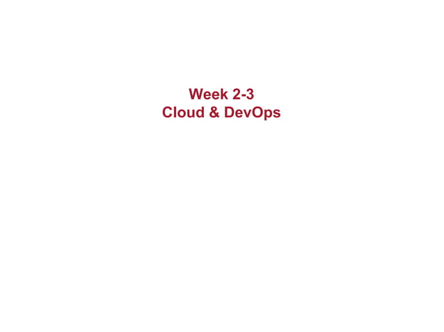 Cloud & DevOps.pptx | Cloud Computing | Internet