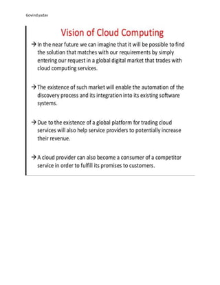 Cloude computing notes for Rgpv 7th sem student | DOCX