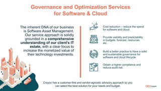 Cloud Economics - Crayon Optimization Services | PPTX | Cloud Computing | Internet