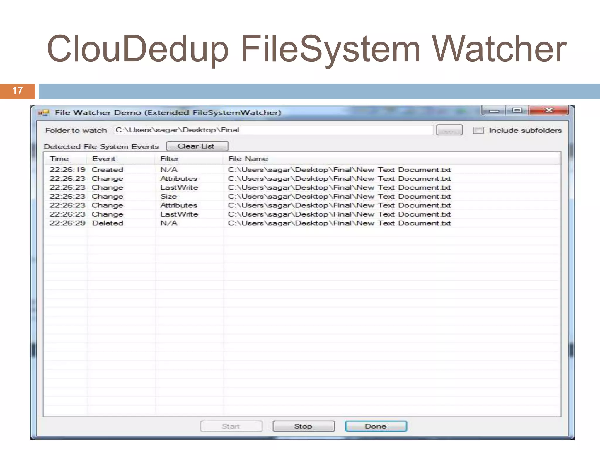 ClouDedup - Secure De-duplication with encrypted data for cloud storage | PPTX