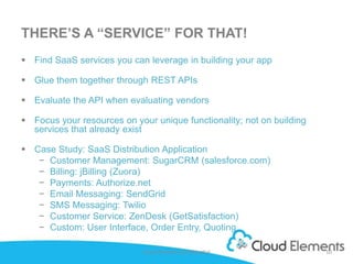 Cloud elements Building Cloud Applications Faster | PPT