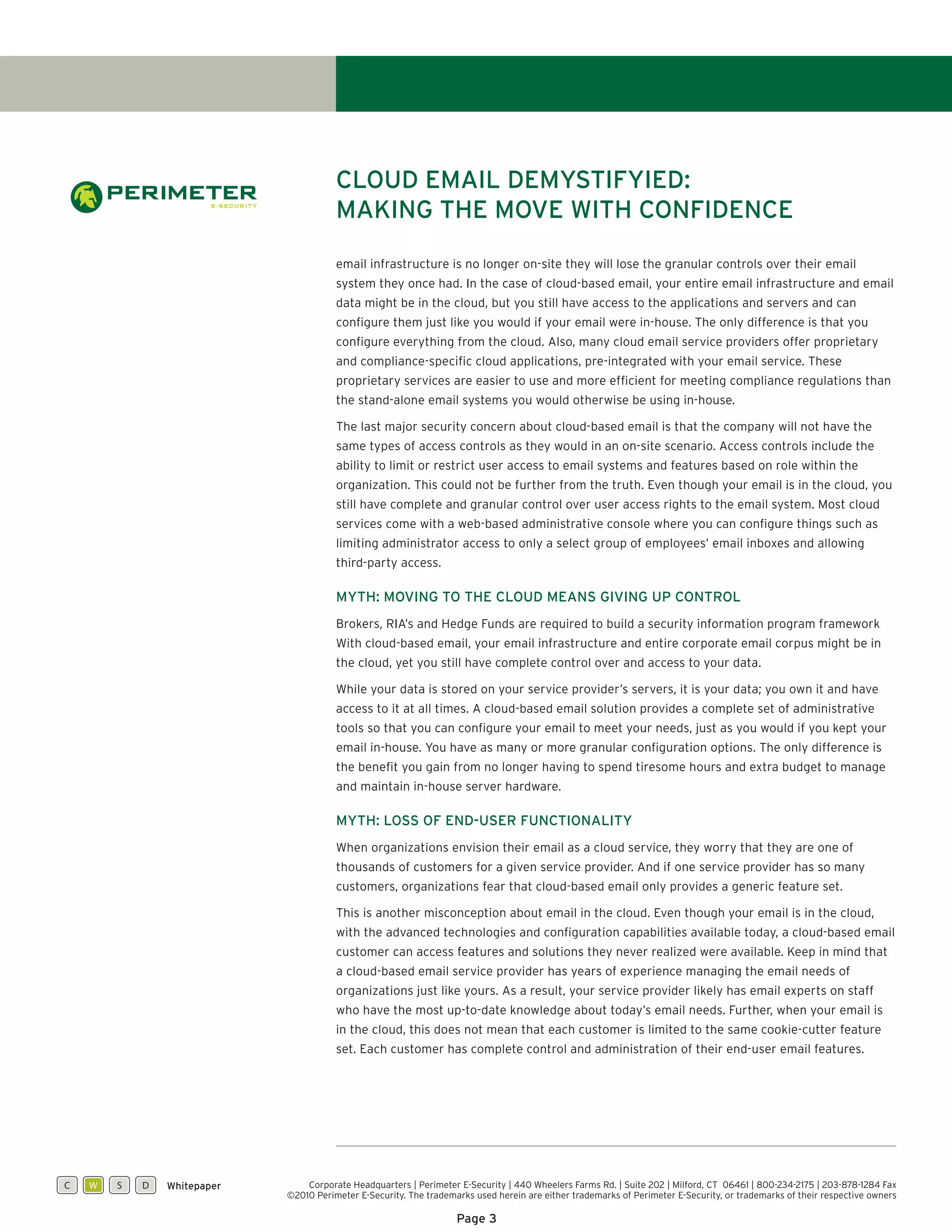 Cloud email demystified | PDF | Cloud Computing | Internet