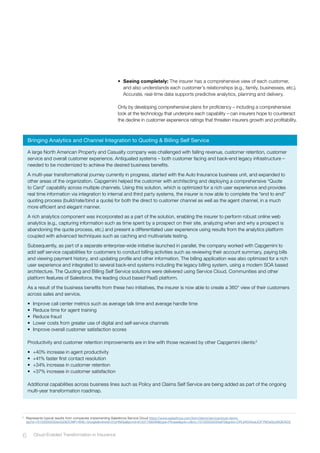 Cloud Enabled Transformation In Insurance | PDF