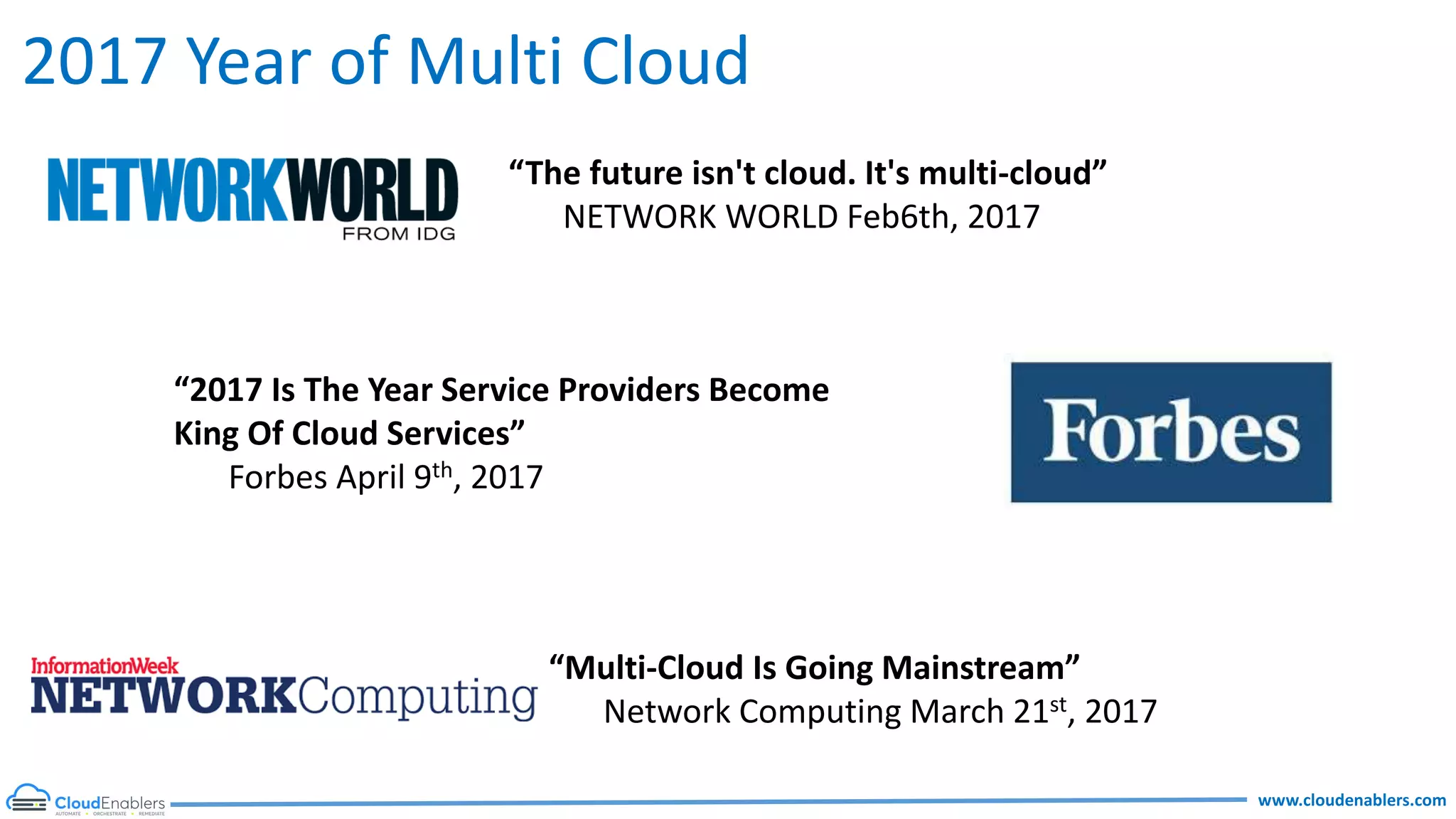Corestack Multi-Cloud Management | PPTX
