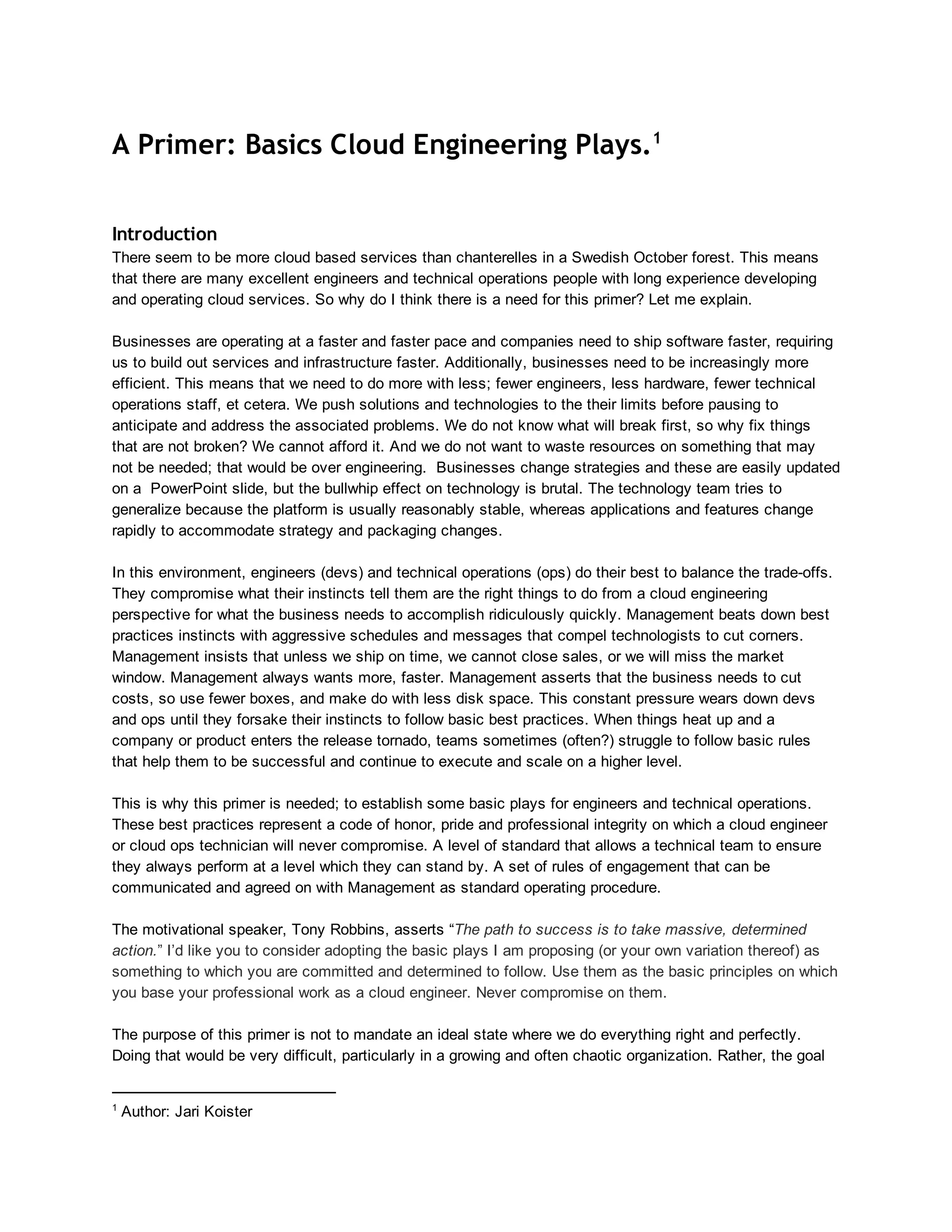 Cloud engineering basics | PDF