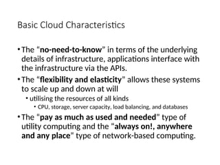 Cloud Environment (Cloud Computing Course) | PPT