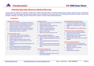 Cloud envision ivf electronic medical records | PDF
