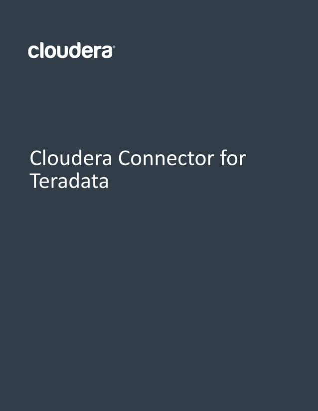 Cloudera-Connector-for-Teradata.pdf