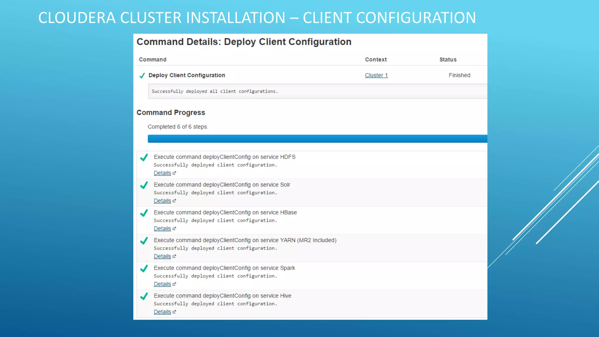 Cloudera Cluster Setup And Configuration Pdf